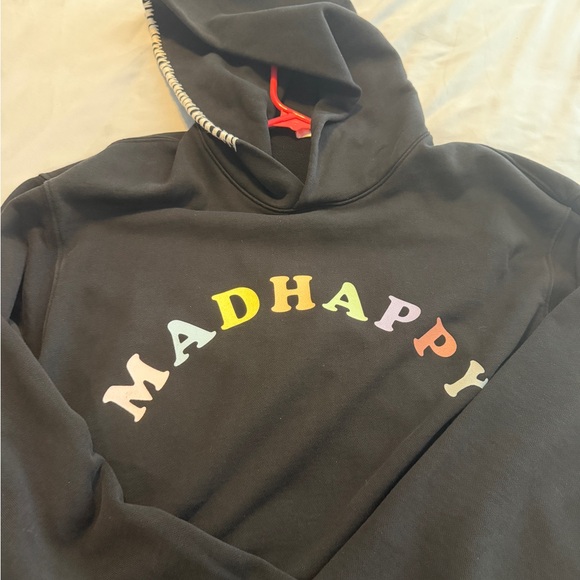 Madhappy | Shirts | Madhappy Black Hoodie With Vibrant Logo | Poshmark